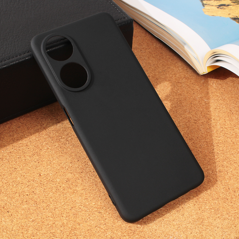 Zastitna silikonska maska (futrola) Ultra Thin - Oppo A98 mat crna