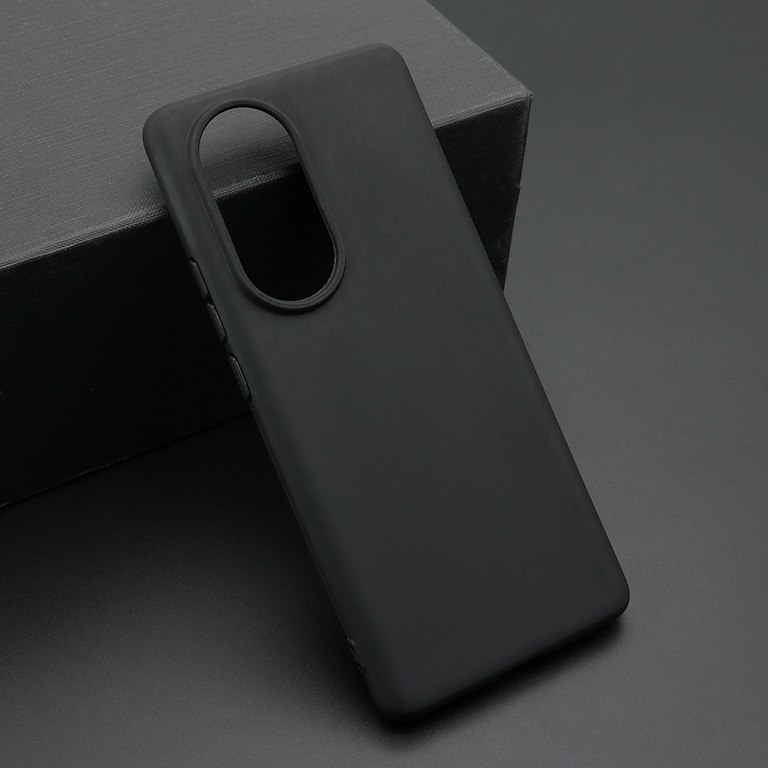 Zastitna ultra tanka (skin) maska / futrola KOLOR - OPPO Reno 10 crna (MS)