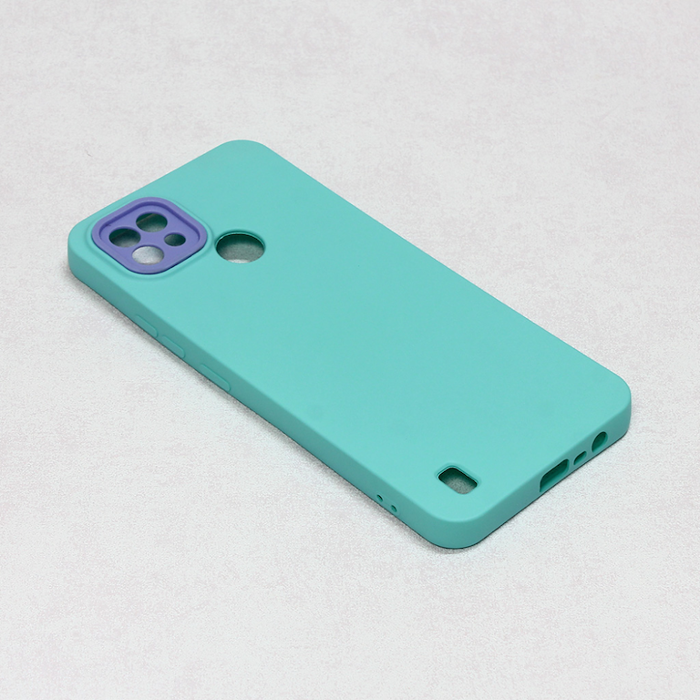 Zastitna maska (futrola) Camera Color HD - Realme C21 mint
