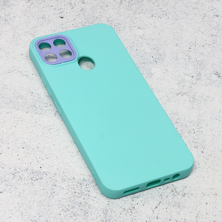 Zastitna maska (futrola) Camera Color HD - Realme C25 mint