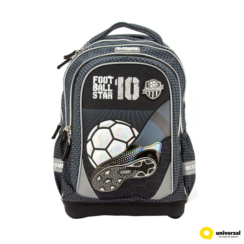 TORBA ŠKOLSKA ANATOMSKA OCTOPUS FOOTBALL GREY OET2420