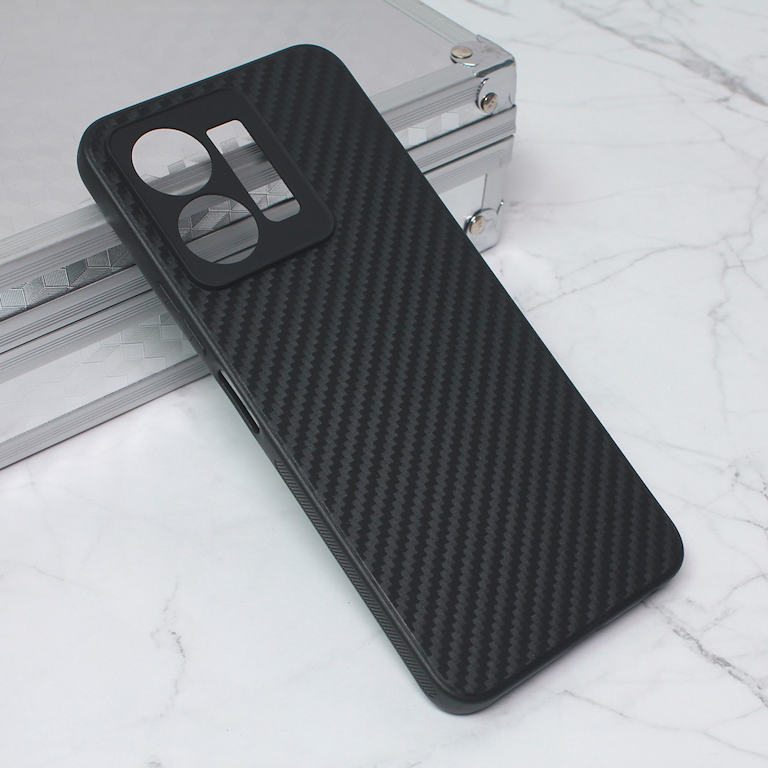 Zastitna maska (futrola) Carbon fiber - Vivo Y22s/Y35 crna