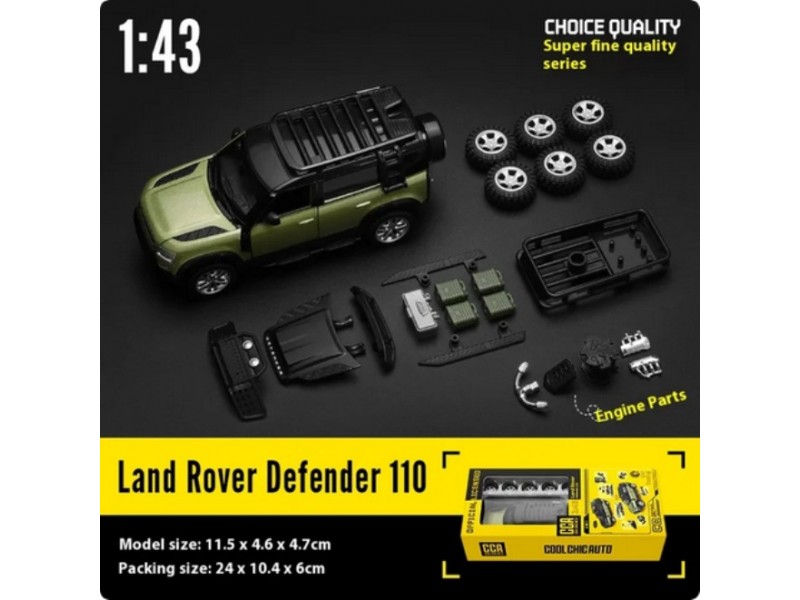 1:43 Land Rover Defender na sklapanje