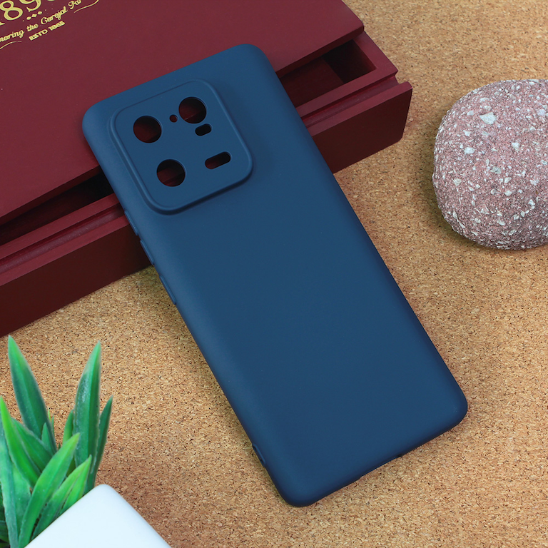 Zastitna maska (futrola) Teracell Giulietta - Xiaomi 13 Pro mat tamno plava