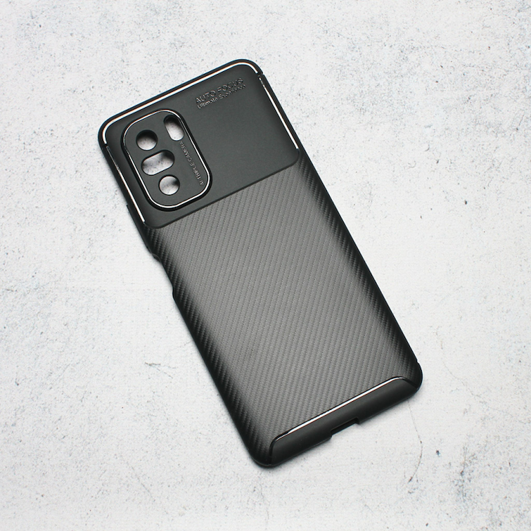 Zastitna maska (futrola) Defender Carbon - Xiaomi Poco F3/Mi 11i crna