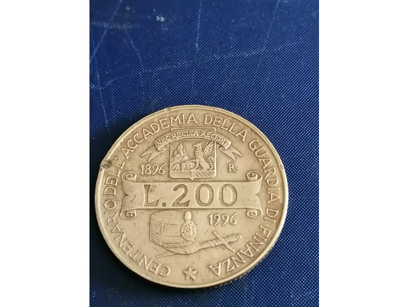 200 LIRA 1996.