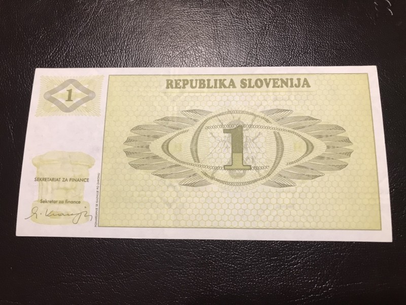 SLOVENIJA 1 TOLAR. UNC.