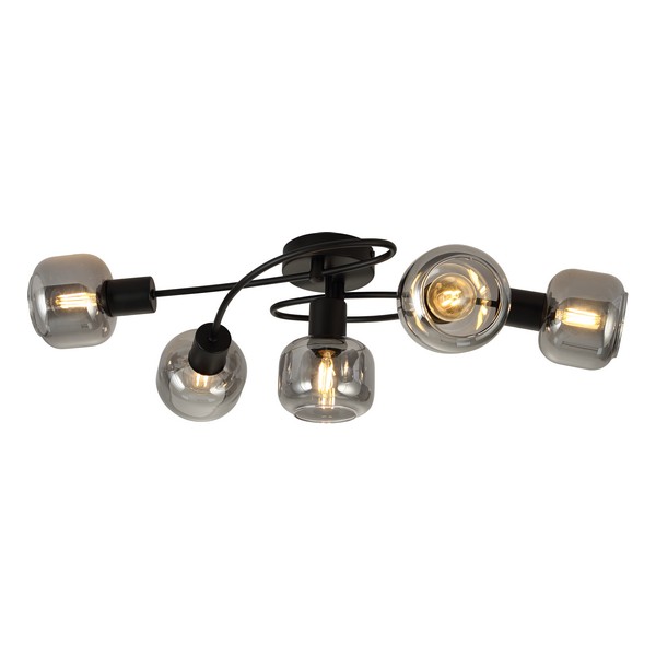 Plafonska lampa FE408-5 BK