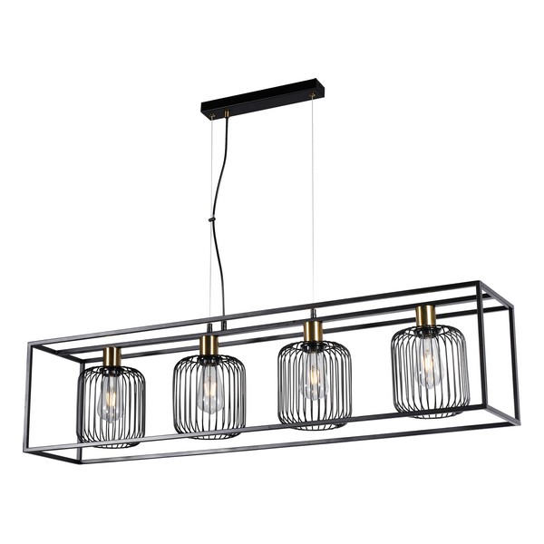 Viseća lampa F7044-4V BK+SG