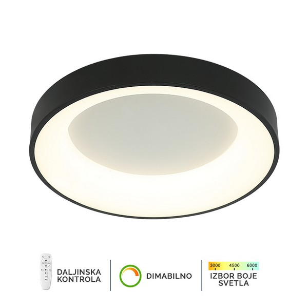 LED plafonska lampa F2049-66C BK