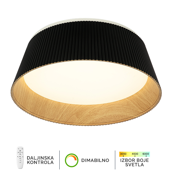 LED plafonska lampa FK2003-62C BK