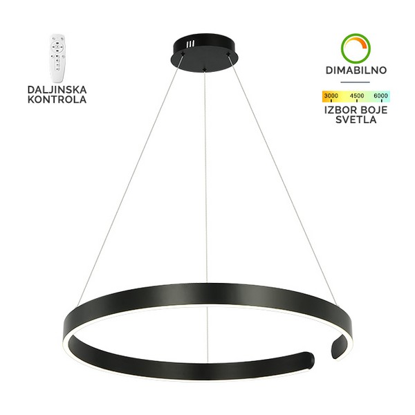 LED visilica F2046-56V BK