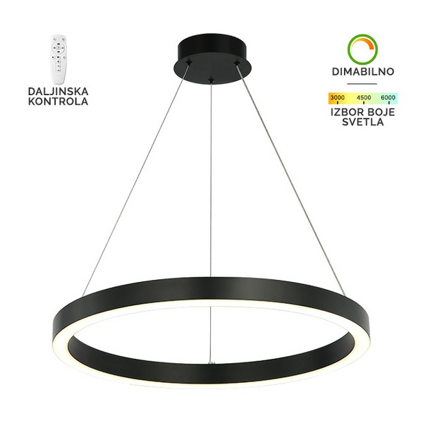 LED visilica F2048-44V BK