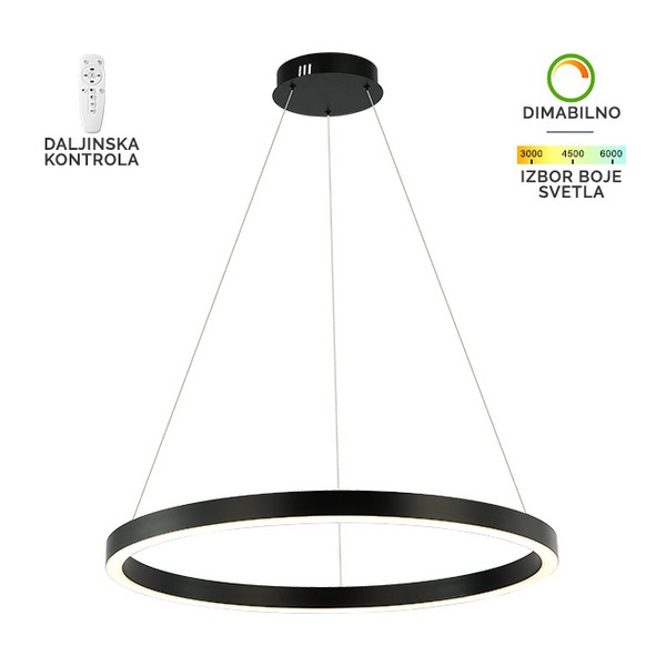 LED visilica F2048-56V BK