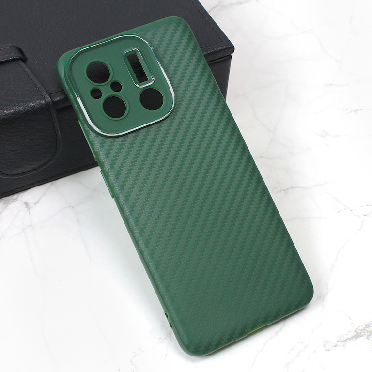 Zastitna maska (futrola) Carbon Stripe - Xiaomi Redmi 12C zelena