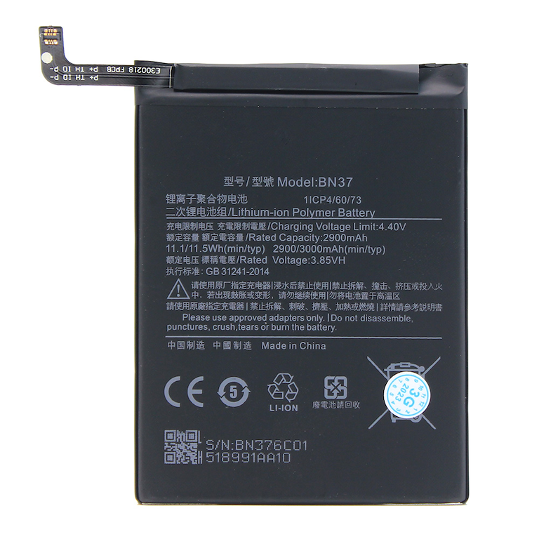Baterija standard - Xiaomi Redmi 6/Redmi 6A BN37