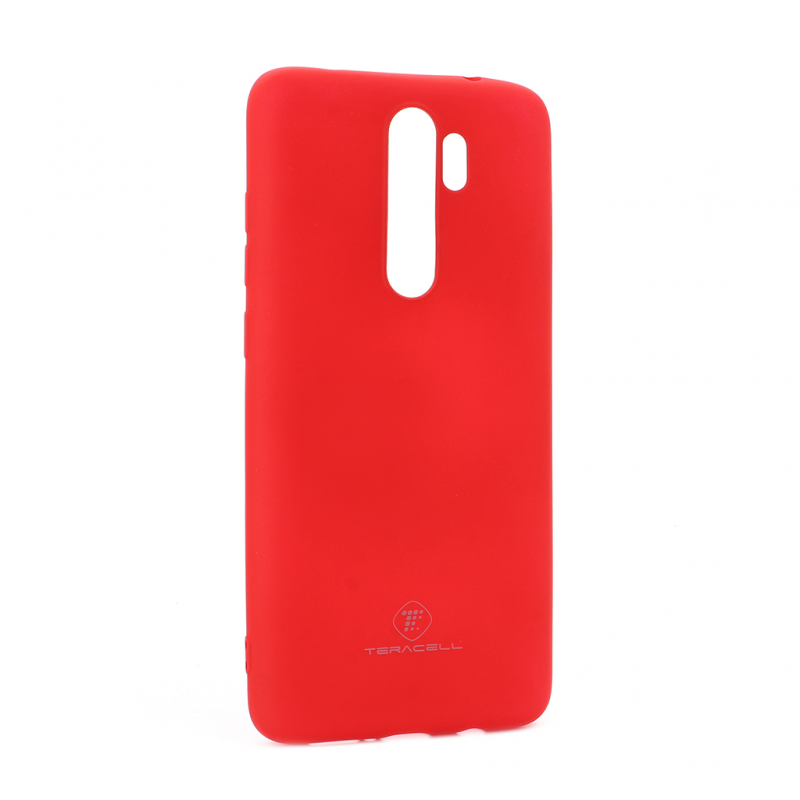 Zastitna maska (futrola) Teracell Giulietta - Xiaomi Redmi Note 8 Pro mat crvena