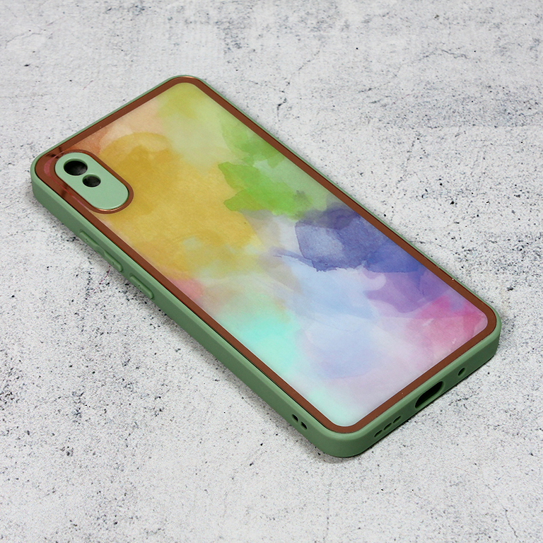 Zastitna maska (futrola) Candy Marble - Xiaomi Redmi 9A mint