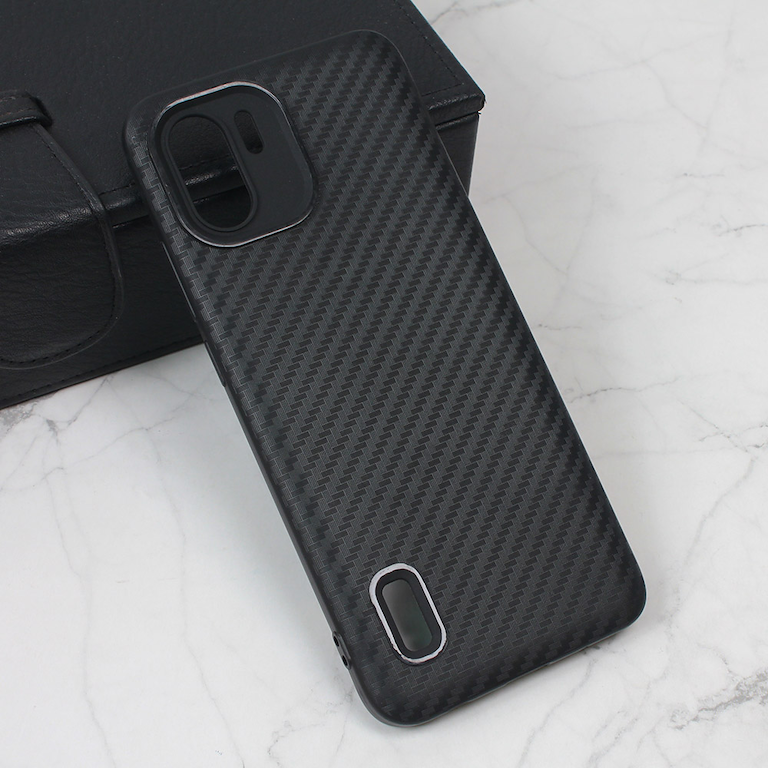 Zastitna maska (futrola) Carbon Stripe - Xiaomi Redmi A1 crna