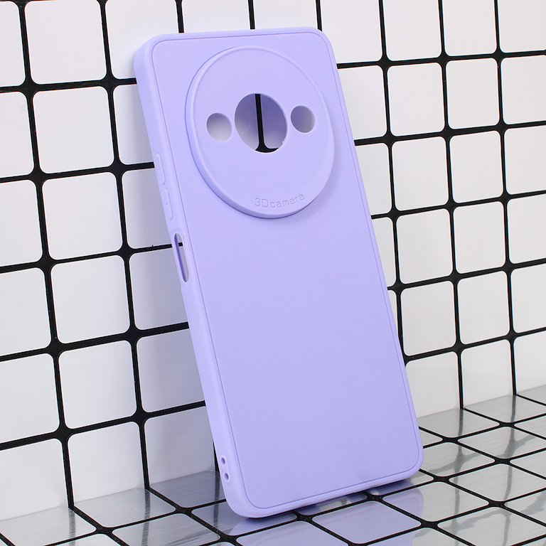 Zastitna maska (futrola) 3D Camera - Xiaomi Redmi A3 ljubicasta