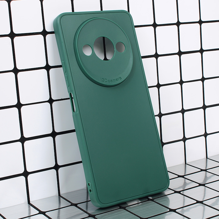 Zastitna maska (futrola) 3D Camera - Xiaomi Redmi A3 tamno zelena