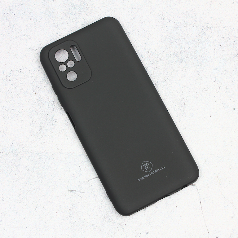 Zastitna maska (futrola) Teracell Giulietta - Xiaomi Redmi Note 10/Redmi Note 10S mat crna