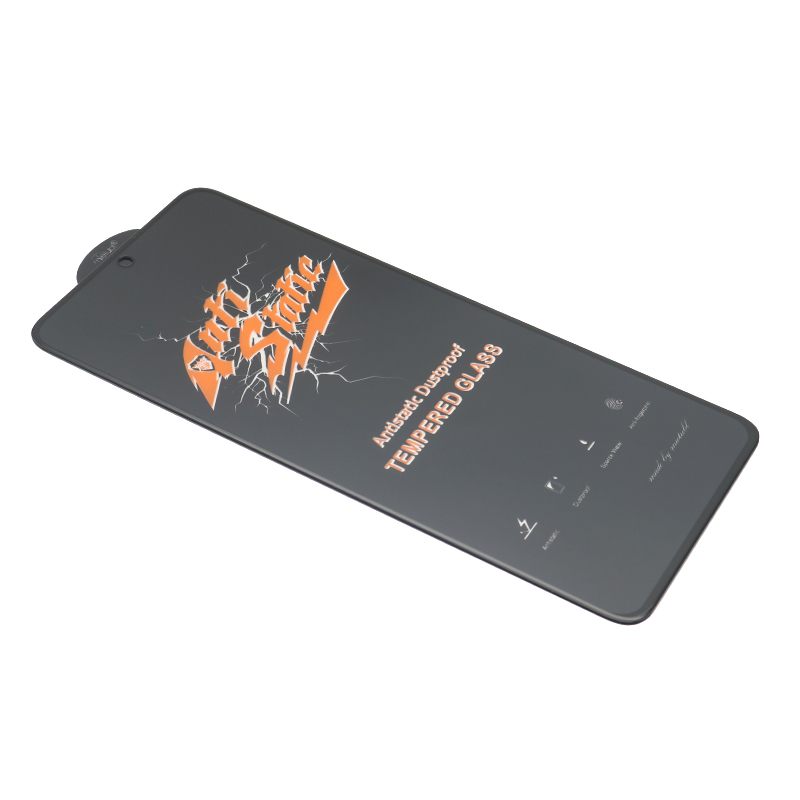 Staklena folija (zastitno kaljeno staklo) za ekran ANTISTATIC - Xiaomi Redmi Note 10 Pro/Redmi Note 10 Pro Max SUPER D crna (MS)