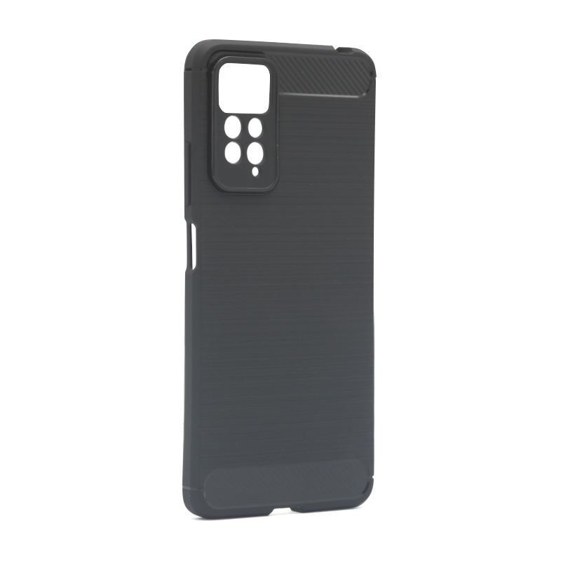 Zastitna silikonska maska (futrola) BRUSHED - Xiaomi Redmi Note 11 Pro 5G crna (MS)