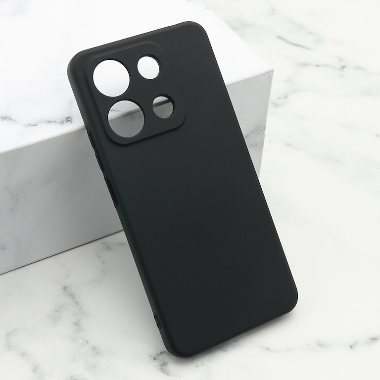 Zastitna maska (futrola) Soft Silicone - Xiaomi Redmi Note 13 5G crna (MS)
