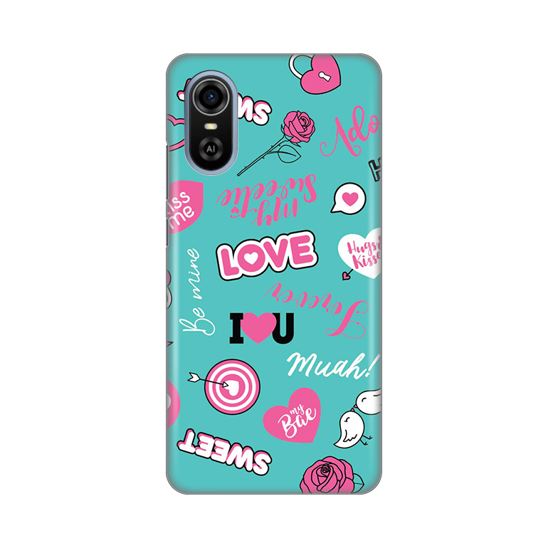Zastitna silikonska maska (futrola) PRINT - ZTE Blade A31 Plus Love