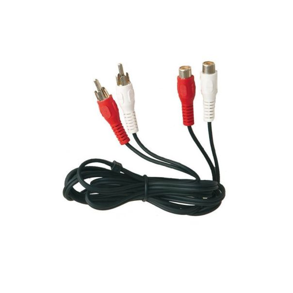 GSC Audio Kabl 2RCA muški na 2RCA ženski 2.5m