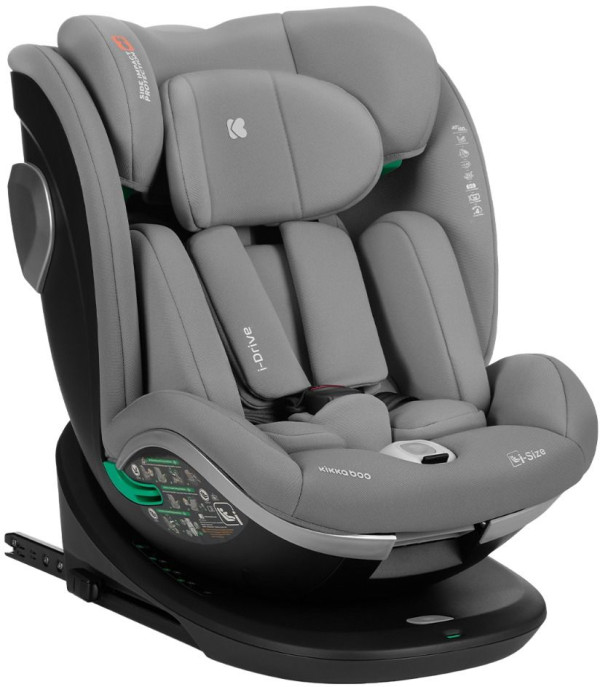 Autosediste I Drive, Isofix, Kikka Boo, Light Grey