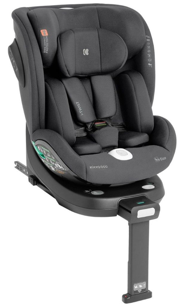 Autosediste I Twist, Isofix, Kikka Boo, Dark Grey