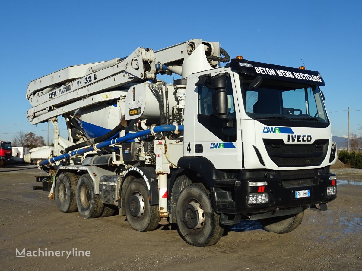 Cifa na šasiji IVECO TRAKKER 500 kamion s mešalicom za beton