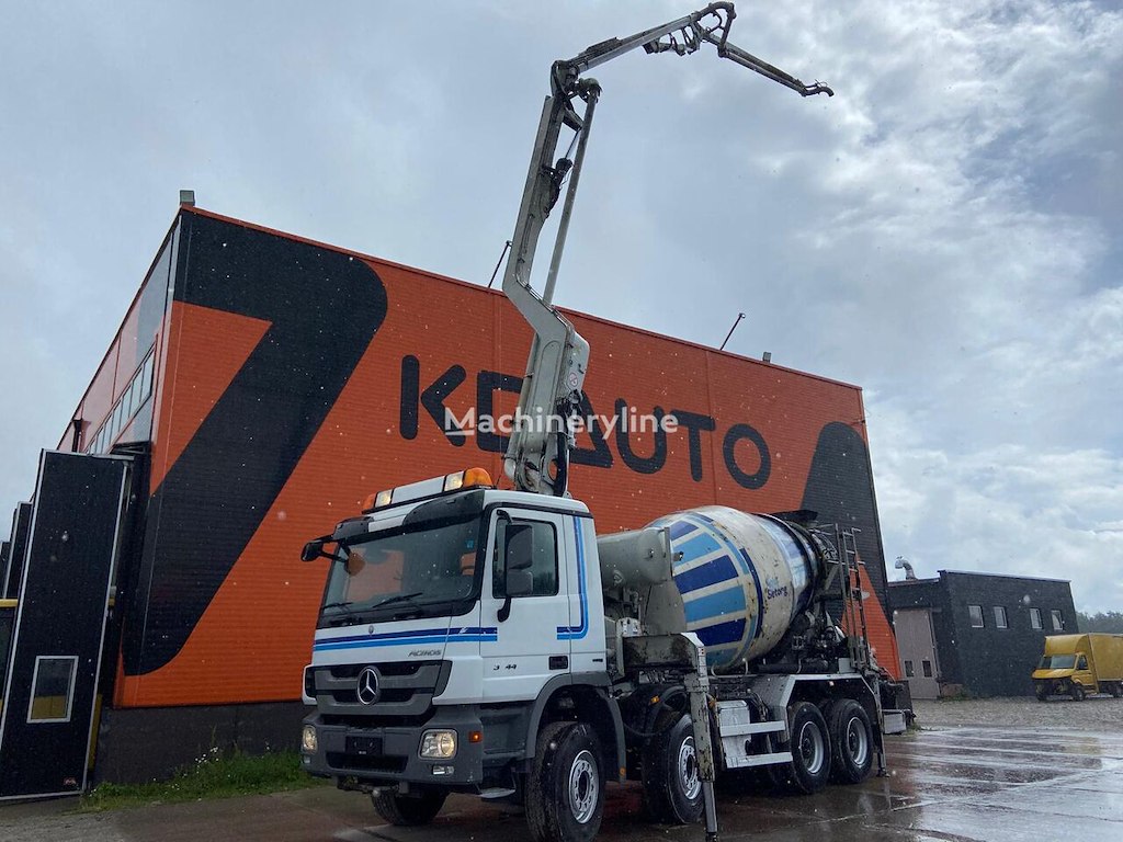 Mercedes-Benz Actros 3544 8x4 PUTZMEISTER TTM24-3 / 3591 hours / 24 m / 8 m3 kamion s mešalicom za beton