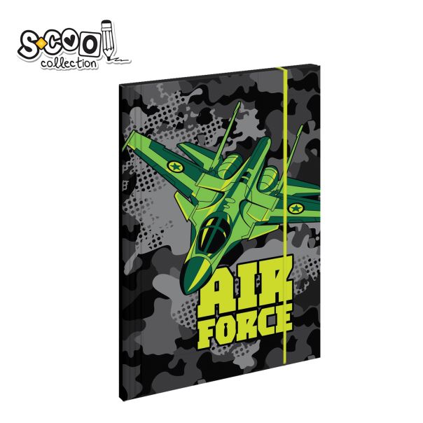 S-COOL Fascikla premium Hologram Air force 31x23.5cm sc2423