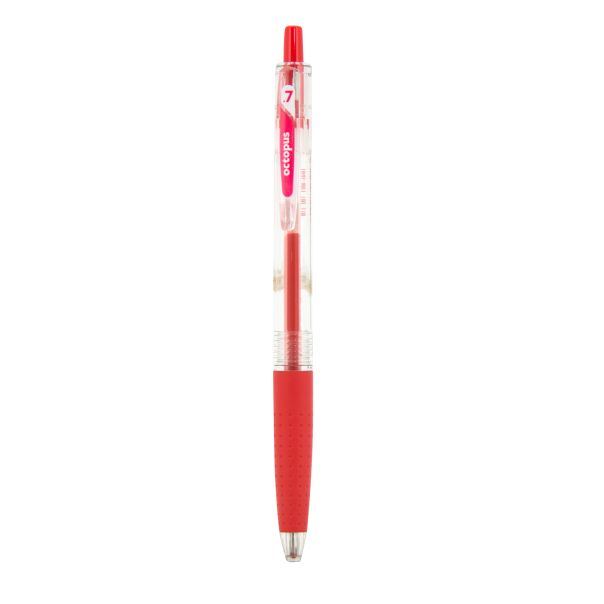 OCTOPUS Hemijska olovka gel crvena 0.7mm 1/1 unl-1941