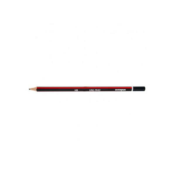 OCTOPUS Grafitna olovka HB 1/1 redline unl-1942
