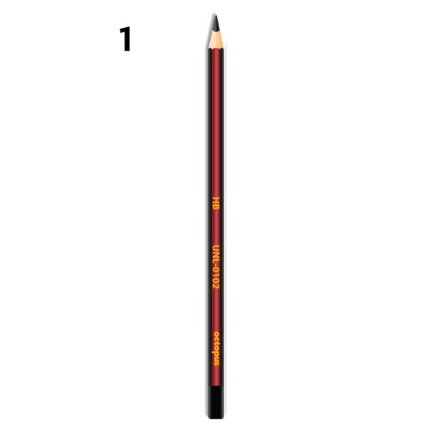 OCTOPUS Grafitna olovka HB 1/1 unl-0102