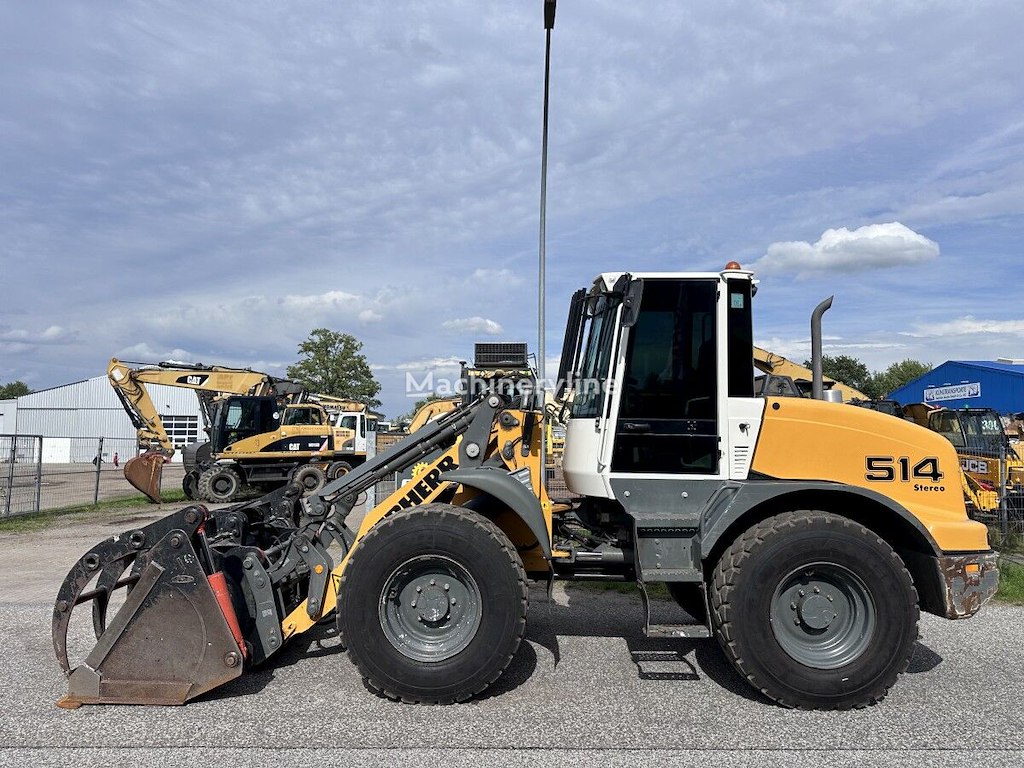 Liebherr L 514 Stereo+30Km/h Klima 3er Kreis Greifschaufel prednji utovarivač