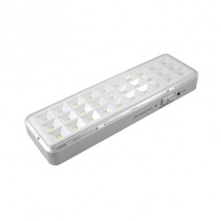 PROSTO-KINA LED PUNJIVA PANIC LAMPA NADGRADNA 2W/230V/3H/180/90LM/4000KBELA