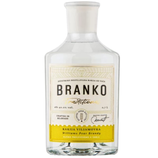 Rakija Branko tradicional Viljamovka 0,7L