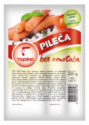 KOBASICA BARENA PILECA TOPIKO 200G
KOBASICA BARENA PILECA TOPIKO 200G