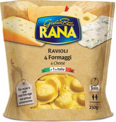 RAVIOLI 4 VRSTE SIRA RANNA 250G
RAVIOLI 4 VRSTE SIRA RANNA 250G