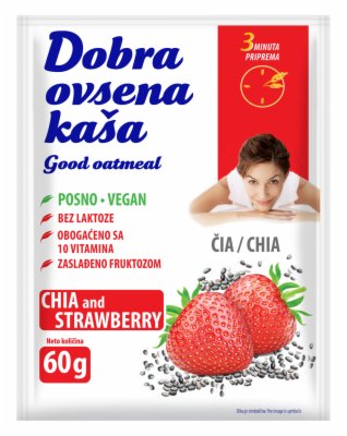 OVSENA KAŠA ČIA&JAGODA DOBRA 60G
OVSENA KAŠA ČIA&JAGODA DOBRA 60G