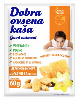 OVSENA KAŠA BADEM&MED&VANILA PREMIUM DOBRA 60G
OVSENA KAŠA BADEM&MED&VANILA PREMIUM DOBRA 60G