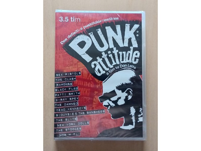 DON LETTS - Punk: Attitude (DVD video) Made in Sweden