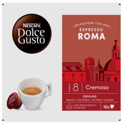 KAFA NESCAFE DOLCE GUSTO ROMA 16 KAPSULA
KAFA NESCAFE DOLCE GUSTO ROMA 16 KAPSULA