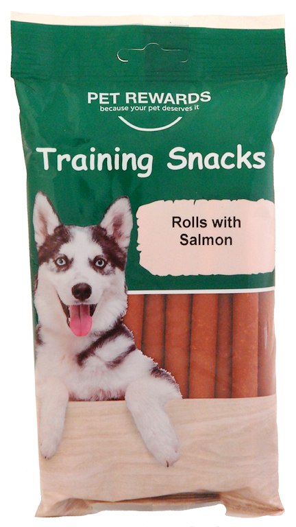 Chamel Dog Rolls Salomon 200g