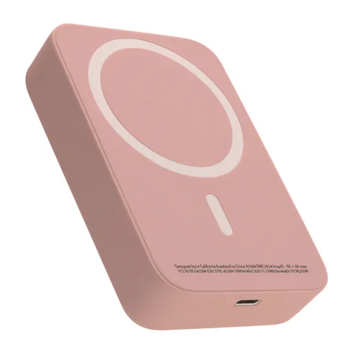 Power Bank prenosiva baterija MagSafe 15W 10000 mAh roze (MS)